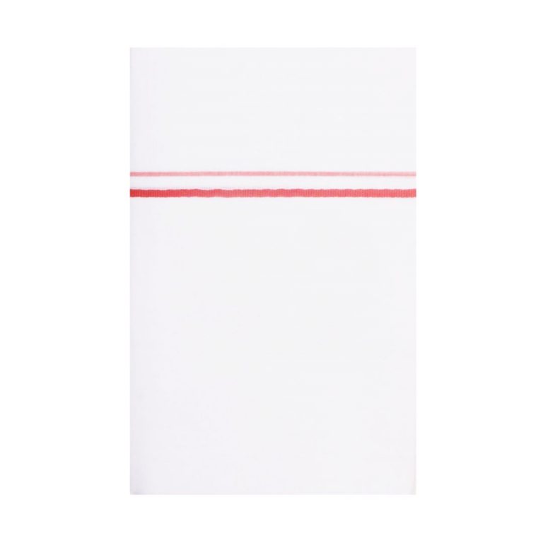 Small Red Border Double Dhoti - 3.6 Mt - Mr.Lungi