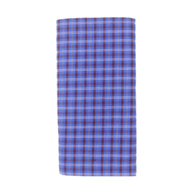 Blue and Red Mini Check Lungi - Mr.Lungi